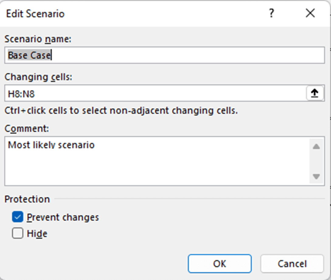 Two Ways to Easily Create Scenarios in Excel